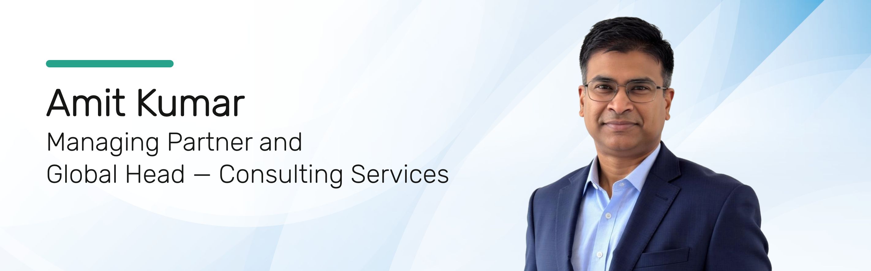 Wipro Executive Board Member Amit Kumar's Leadership in Consulting
