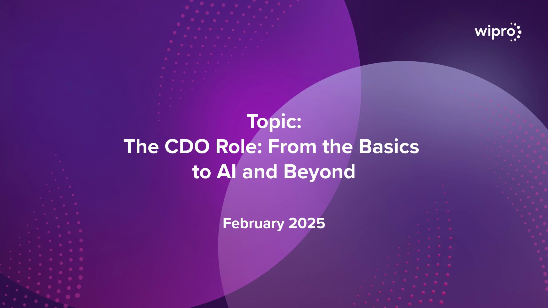 AI for Good: Transforming Data Leadership - Wipro